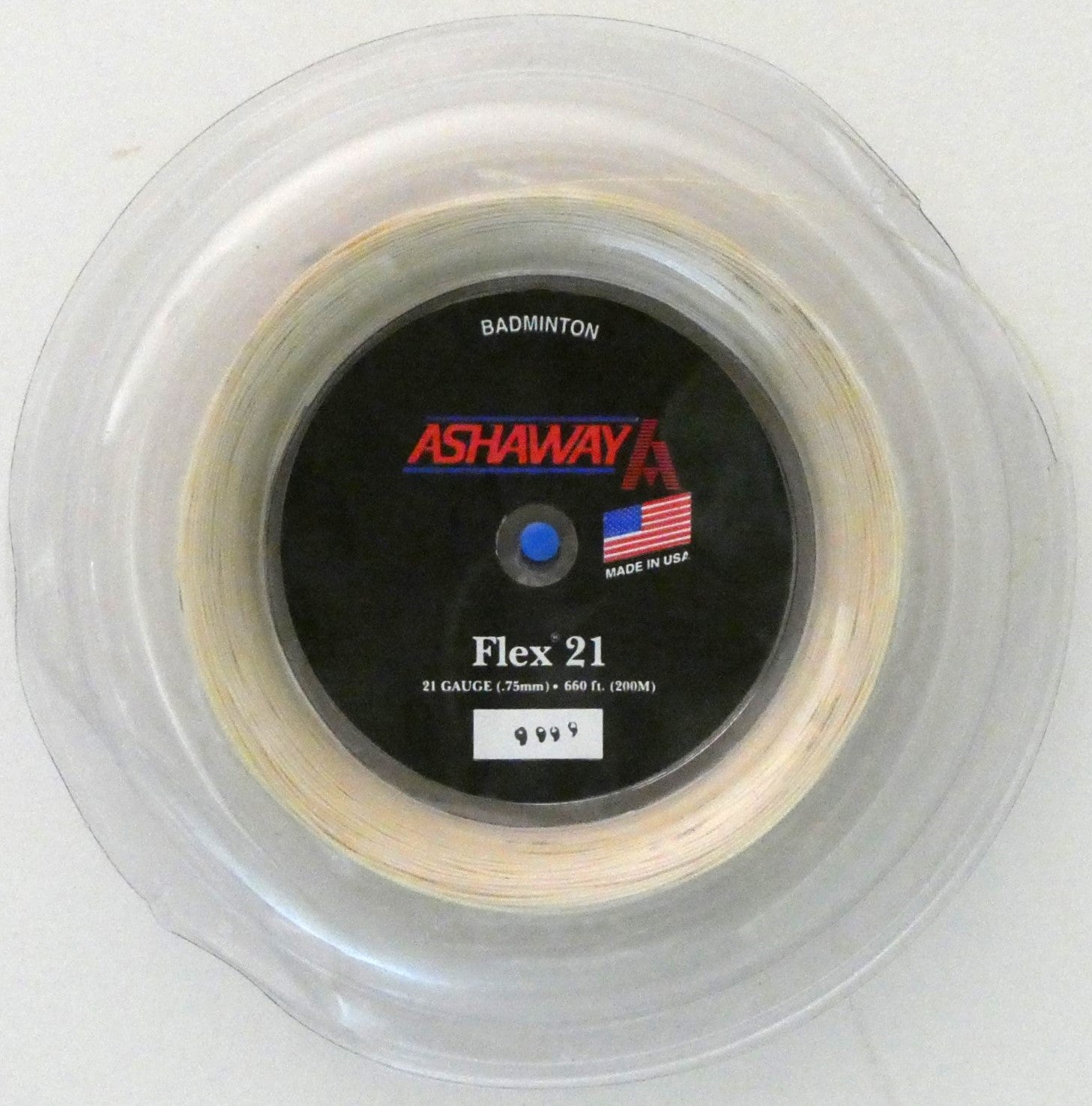 Ashaway Flex 21 Badminton String, Natural, 200 M REEL – SquashGear.com