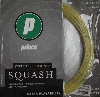 Prince Sweet Perfection Squash String, 17g, SET, GOLD – SquashGear.com