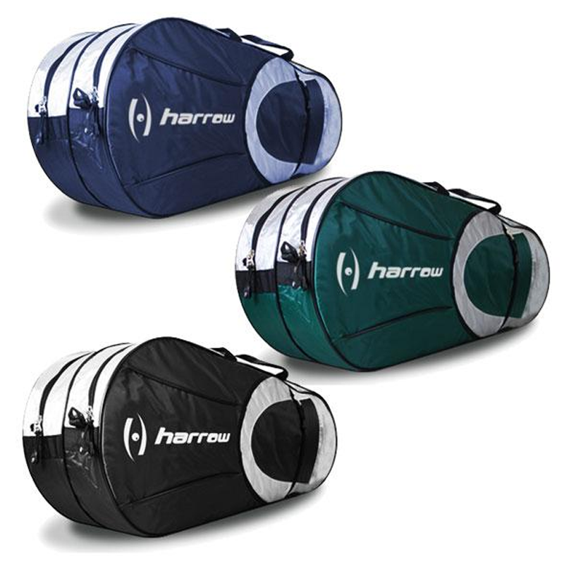 Harrow 6 Racquet Bag, with Shoulder Straps – SquashGear.com