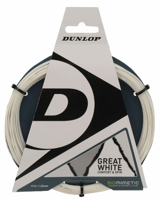 Dunlop Great White 17G Squash String, SET – SquashGear.com