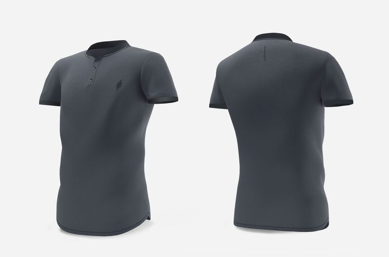 Eye Rackets Inline Competition Henley, Grey / Black – SquashGear.com