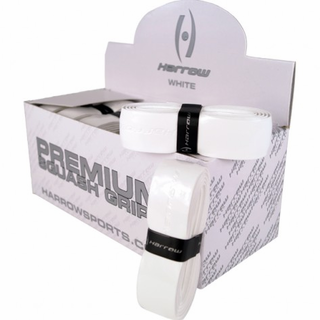 Harrow PU Replacement Grip, 1-pack, White, Box of 24 – SquashGear.com